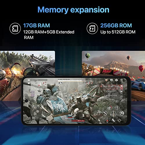 UMIDIGI A13 PRO MAX 5G Cell Phone, 17GB+256GB Android 12 Unlocked Smartphone with 6.8" Full Screen 64MP AI Triple Camera MediaTek Dimensity 900 5150mAh Battery Smartphones