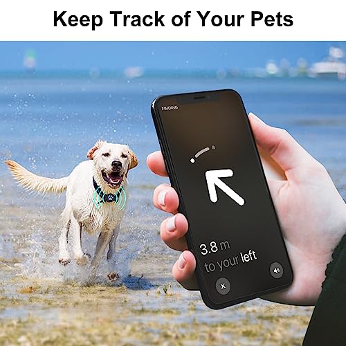 SZJCLTD Waterproof Airtag Dog Collar Holder (2 Pack), Protective Anti-Lost Airtag Case for GPS Dog Tracker, Silicone Airtag Cat Collar Dog Airtag Holder for Pets(Black/Black)