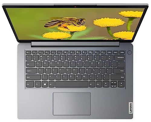 Lenovo Premium 14" Laptop, Intel Pentium Processor Up to 3.0GHz, 4GB Memory, 256GB SSD, Super-Fast WiFi, HDMI, Windows 11 (Renewed) (Gray)