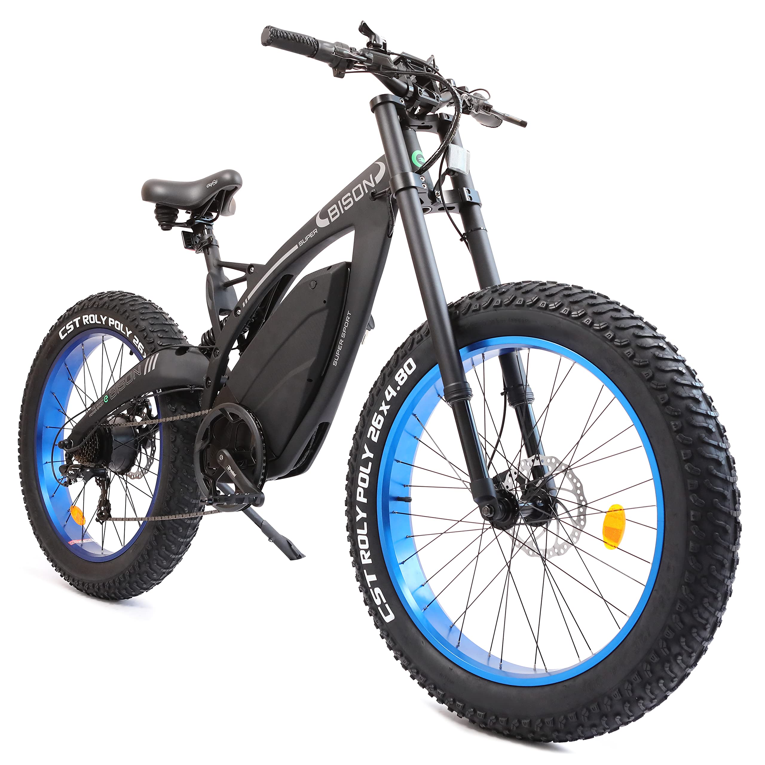 ECOTRIC Electric Bike for Adults Powerful 1000W Motor Fat Tire 18AH/48V Large Removable Battery 26" x 4.8" Electric Bicycle Beach Snow E Bike with Suspension Fork