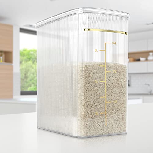 TBMax Rice Container 20 Lbs + Rice Storage Container 4 Lbs