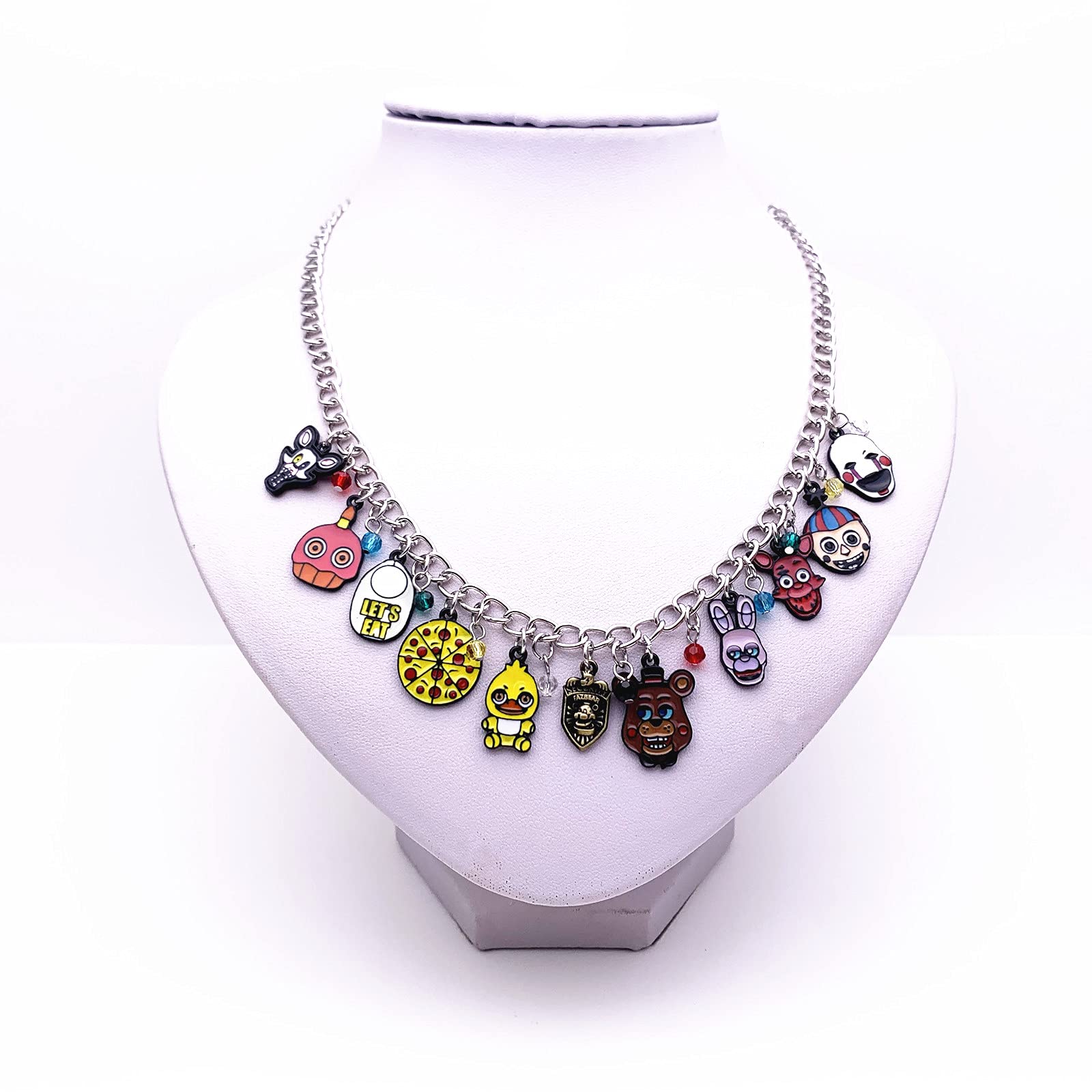 DreamWater Horror Five Night Freddy Charm Necklace Gifts for Girl Woman