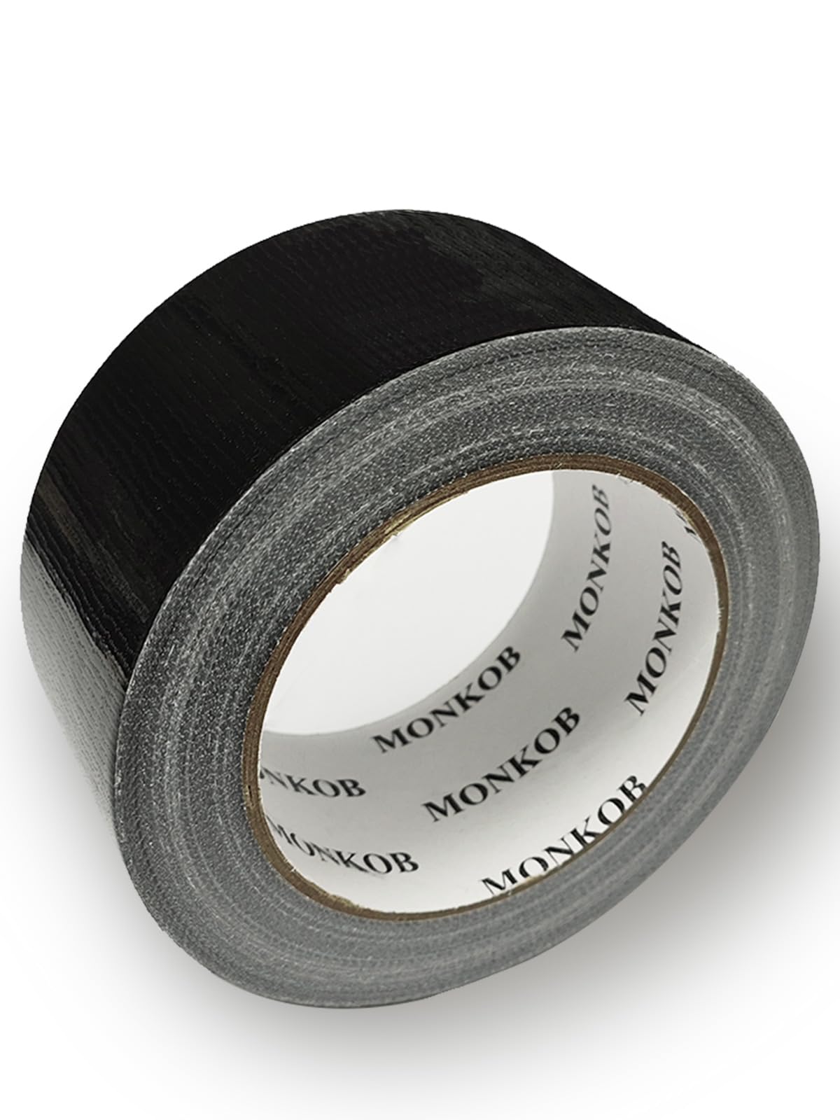 MONKOB Black Duct Tape 2 inches x 30 Yards 2 Pack No Residue, Strong, Flexible, Waterproof, Black Heavy Duty Duct Tape Variety Pack
