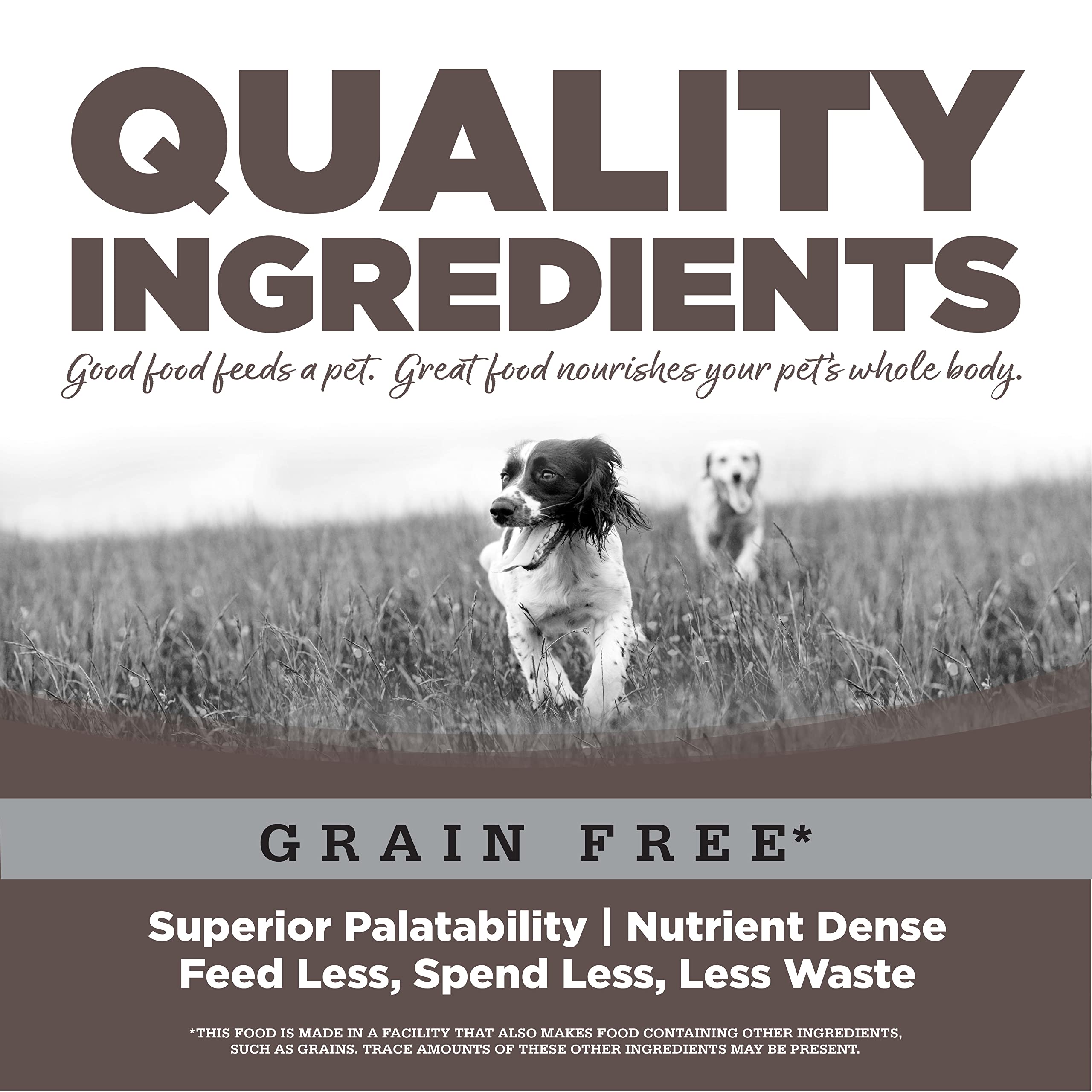 NutriSource High Plains Select Grain-Free Dog Food, Made with Beef, Trout and Turkey Meal, 15LB, Dry Dog Food