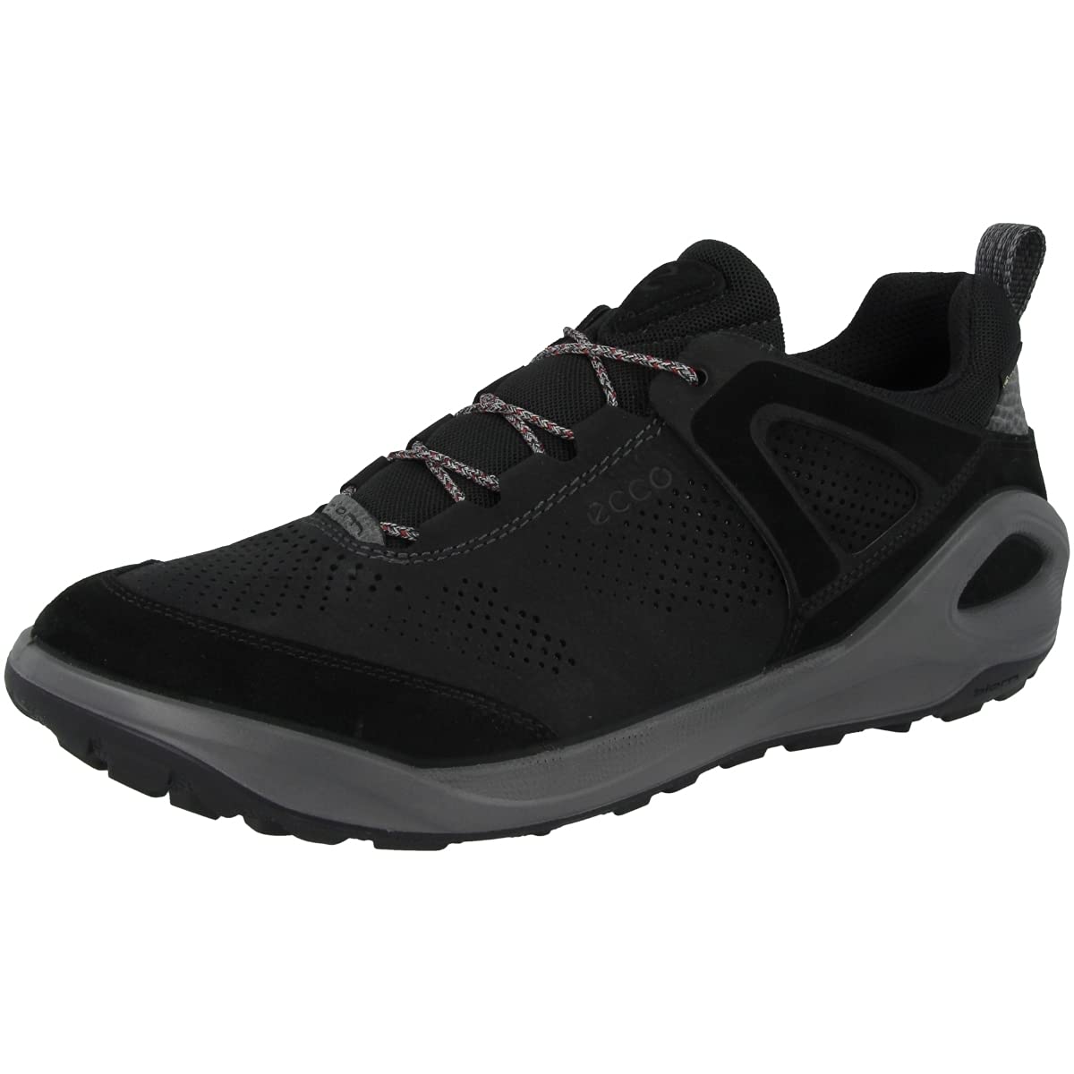 ECCO Men's Biom 2go Sneaker Gore-tex Hiking Shoe, Black/Dark Clay Yak Nubuck, 6-6.5