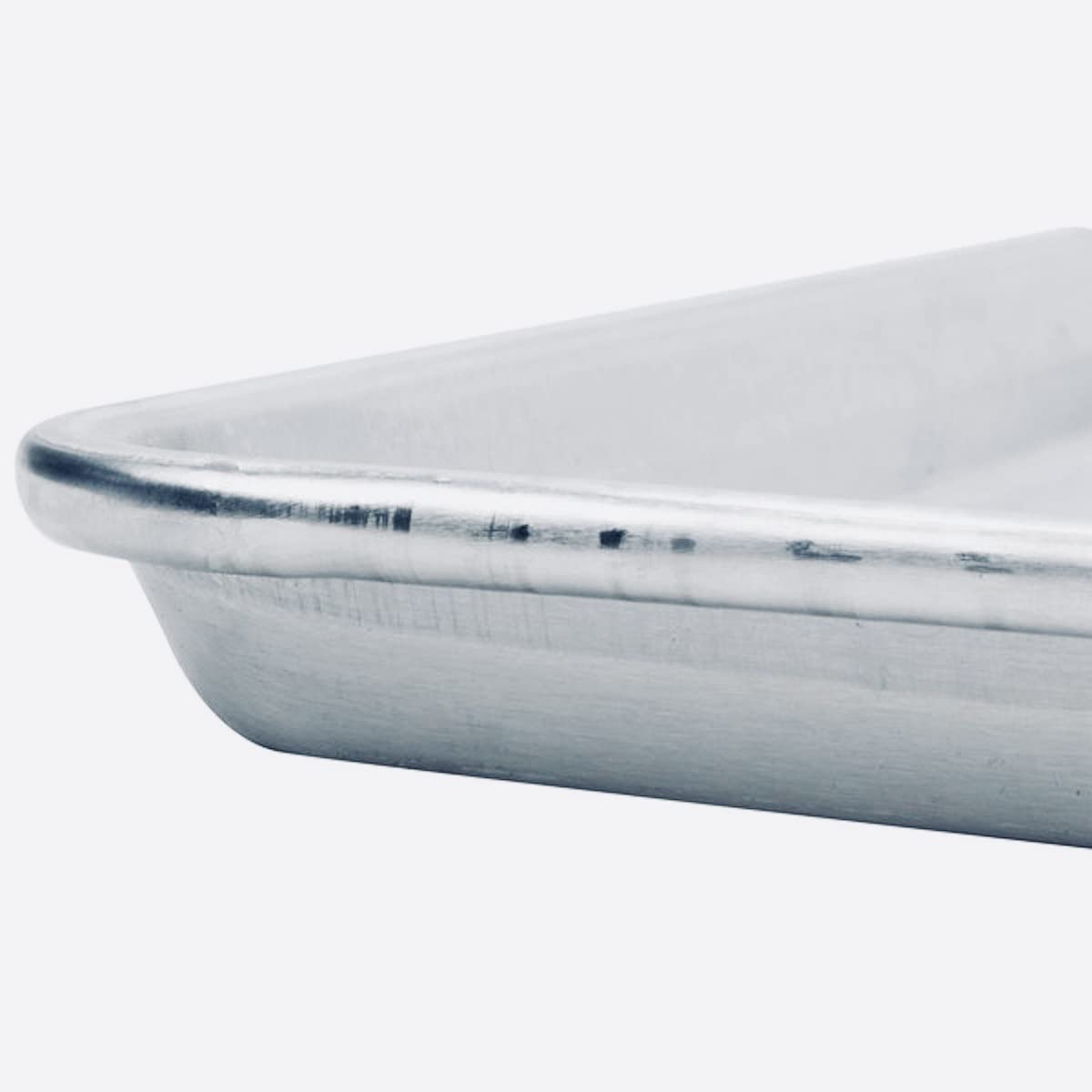 Full Size 18 Gauge Sheet Baking Pan, Wire in Rim Aluminum Bun Pan, Professional, Commercial, and Industrial Grade Pan by Tezzorio