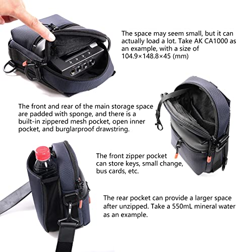 Linsoul DDHIFI C2023 HiFi Carrying Case for Audiophiles, All-in-one Multifunctional Backpack for DAP, DAC, Bluetooth Amp and IEMs
