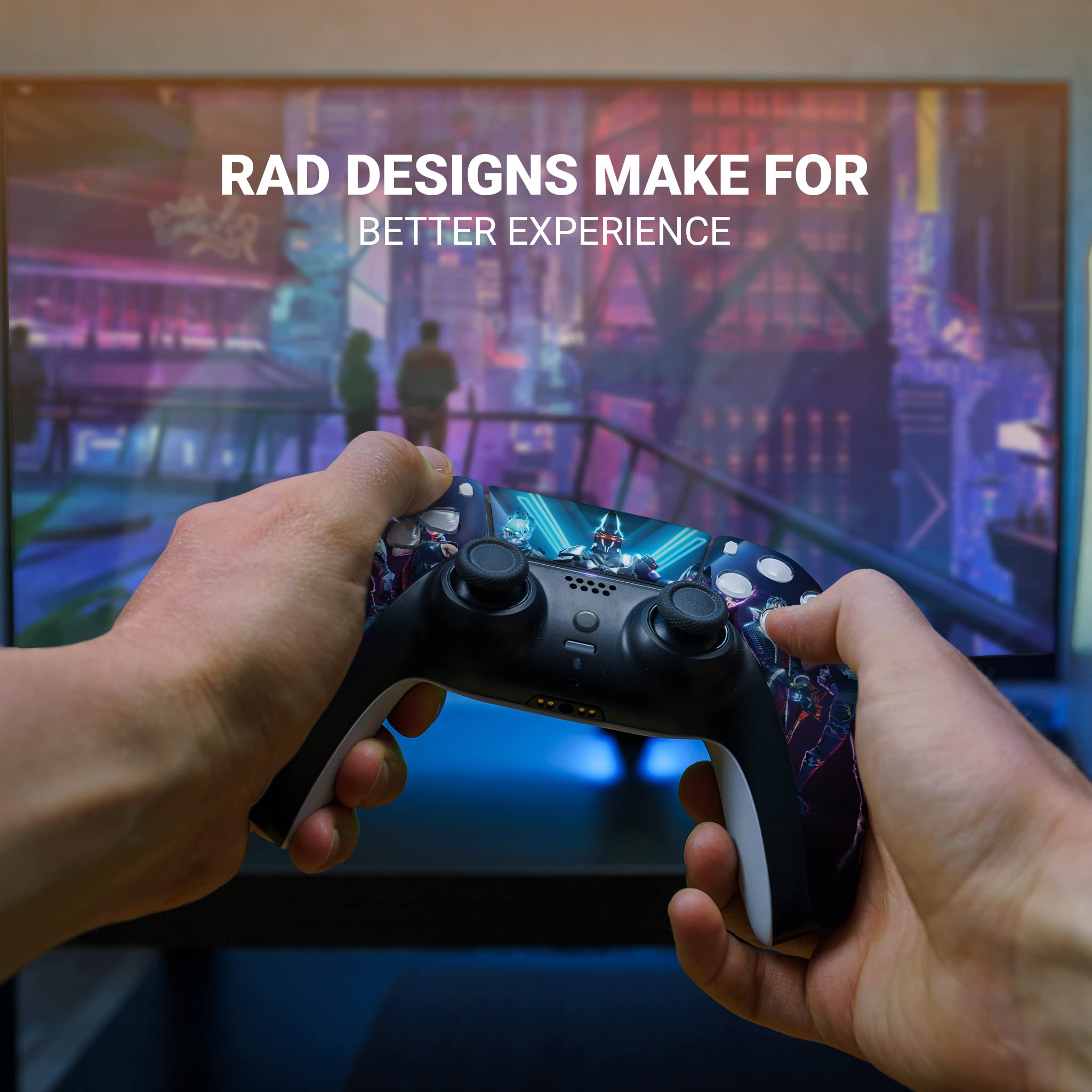 Dyeport Original Modded PS-5 Controller compatible with Play-Station 5 Console | Custom PS-5 Wireless Controller | Printed in USA with Advanced HYDROGRAPHIC Technology (NOT JUST A SKIN or DECAL)