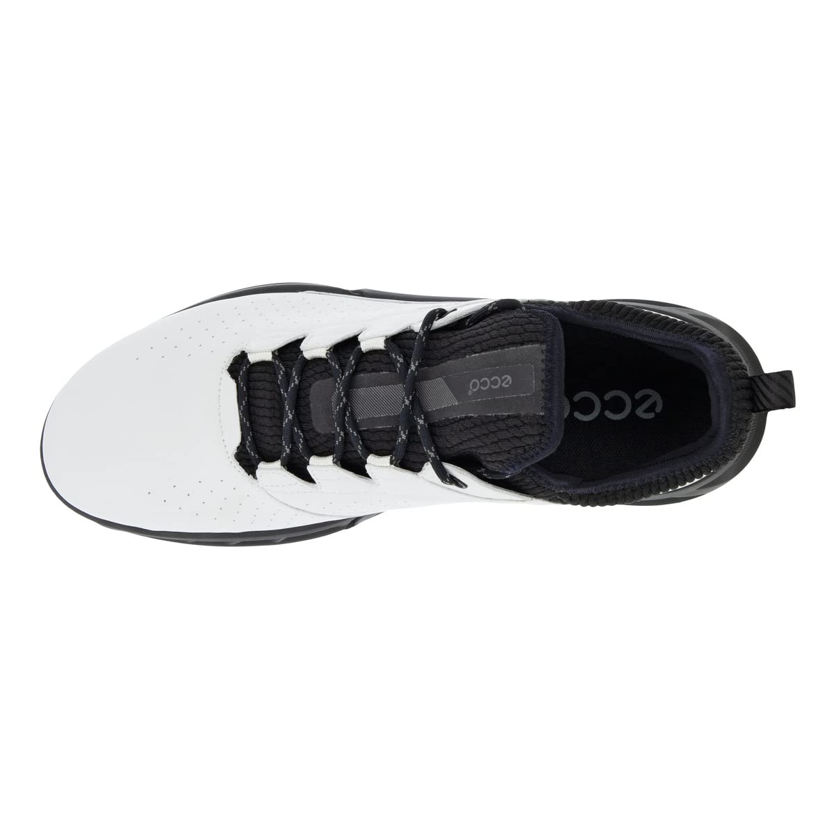 ECCO Men's Biom C4 Gore-TEX Waterproof Golf Shoe, White/Black, 8-8.5
