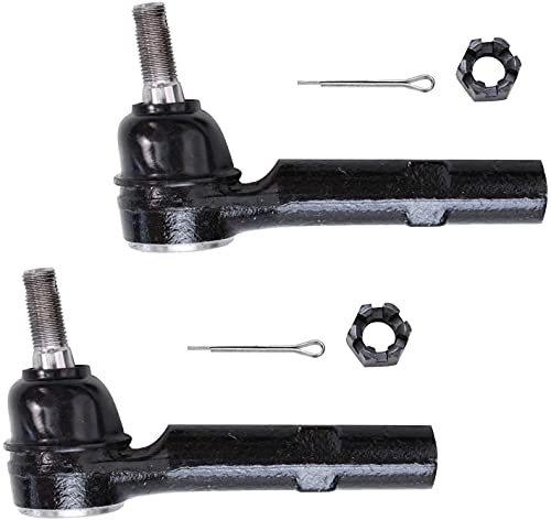 Detroit Axle - Front 6pc Suspension Kit for 2008-2017 Buick Enclave Chevy Traverse 2007-2016 Acadia Saturn Outlook 2 Lower Control Arms with Ball Joints 2 Sway Bars 2 Outer Tie Rods Replacement
