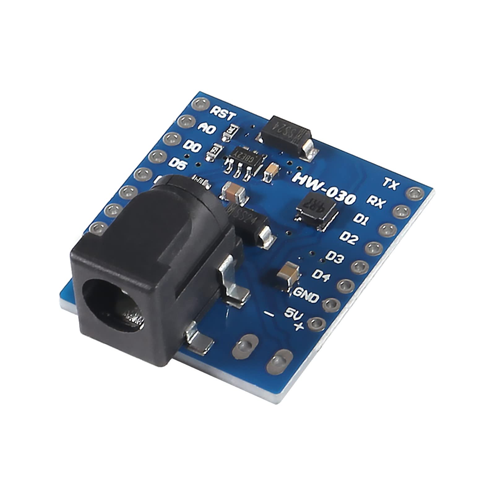 DWEII 5pcs DC Power Shield V1.1.0 for wemos D1 Mini Development Board DC Power Supply Screen Module