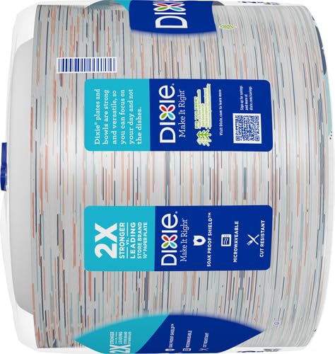 Dixie Dinner Size 10" Paper Plates, 210 Ct