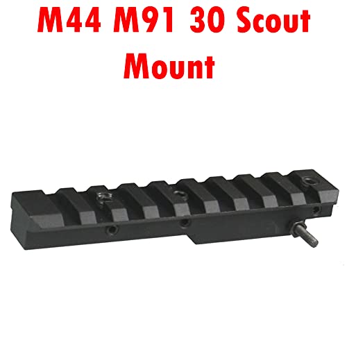 GOTICAL Mosin Nagant 2-7x32 Long Eye Relief Scope + M44 M91 30 Scout Mount, Durbale (Combo of 2 - Scope & Scope Rail)
