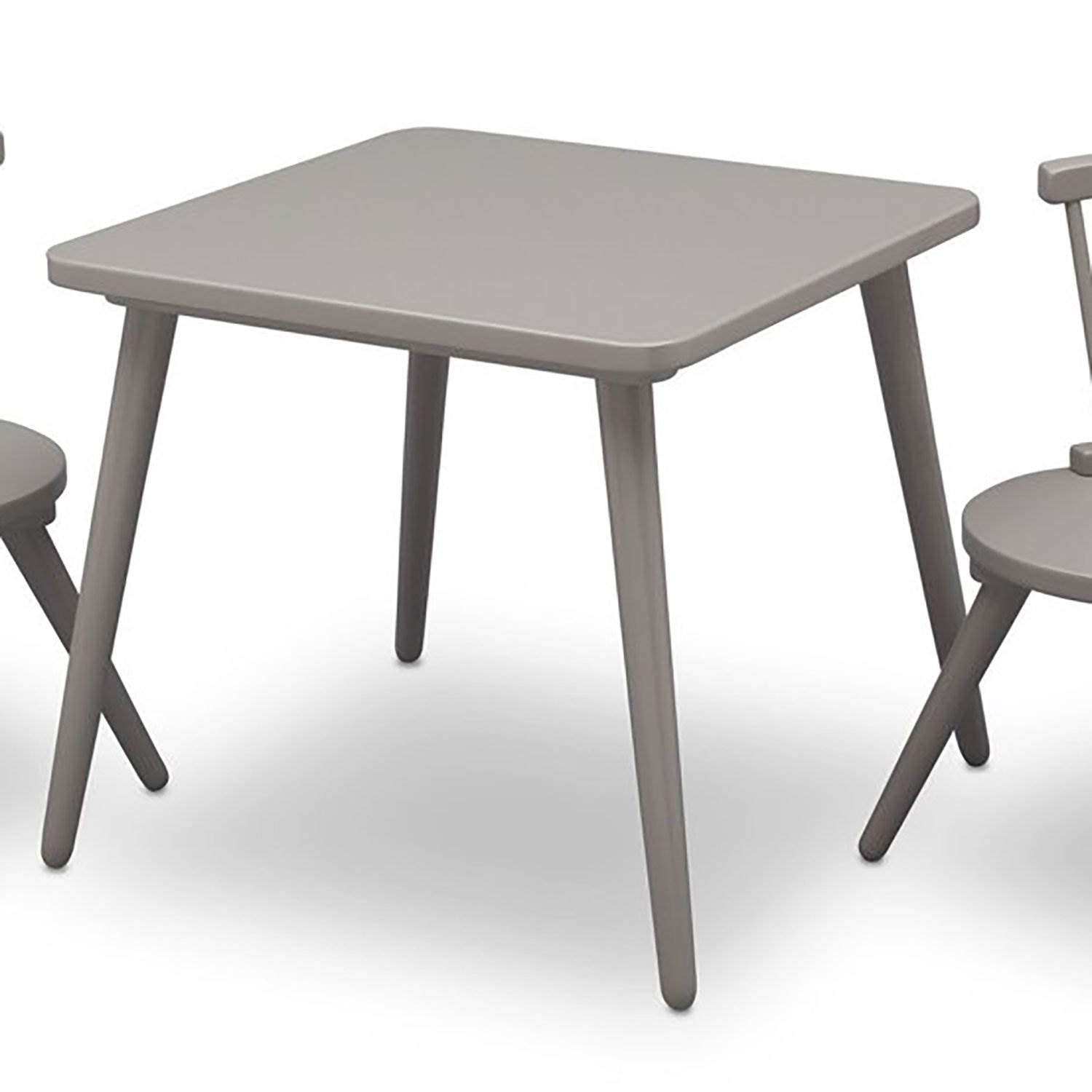 Delta Children Windsor 2 Chair, 3 Piece Set, Grey