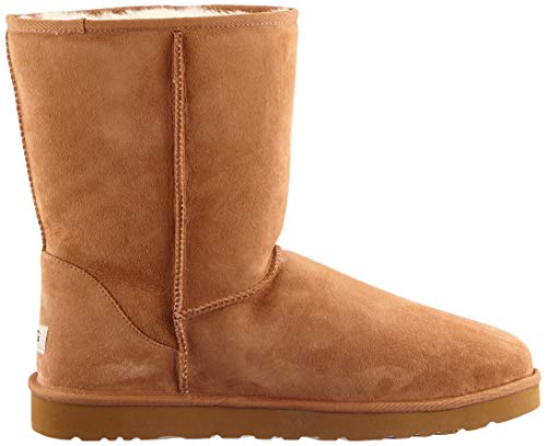 UGG Men's Classic Short Sheepskin Boots, Chestnut, 10 D(M) US