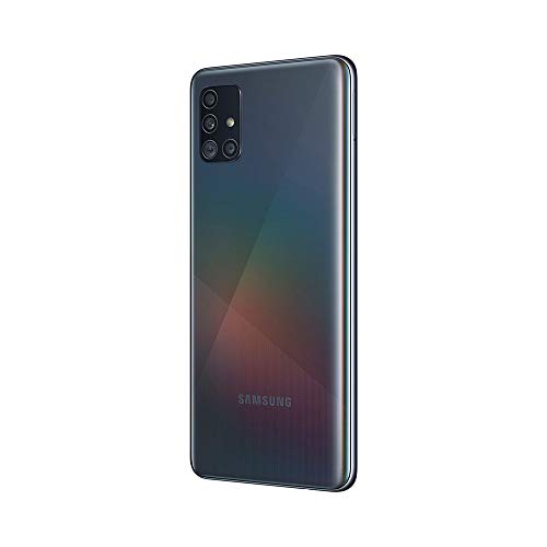 SAMSUNG Galaxy A51 A515F 128GB DUOS GSM Unlocked Phone w/Quad Camera 48 MP + 12 MP + 5 MP + 5 MP (International Variant/US Compatible LTE) - Prism Crush Black