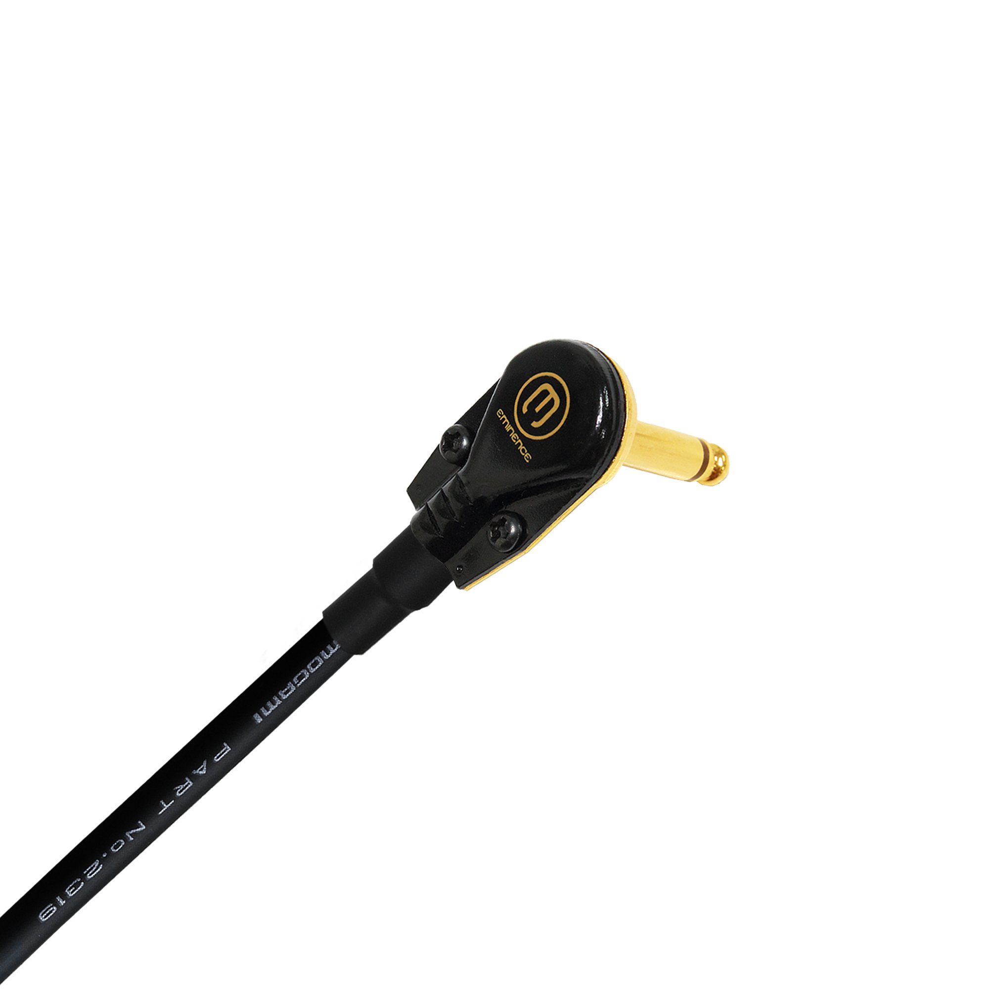 WORLDS BEST CABLES 10 Inch - Pedal, Effects, Patch, Instrument Cable Custom Made Made Using Mogami 2319 Wire and Eminence Gold Plated ¼ inch (6.35mm) R/A Pancake Type Connectors