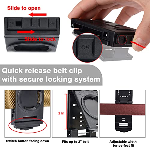iGuerburn Belt Clip for Cisco 8821 and Cisco 8821-EX Wireless VoIP Phone