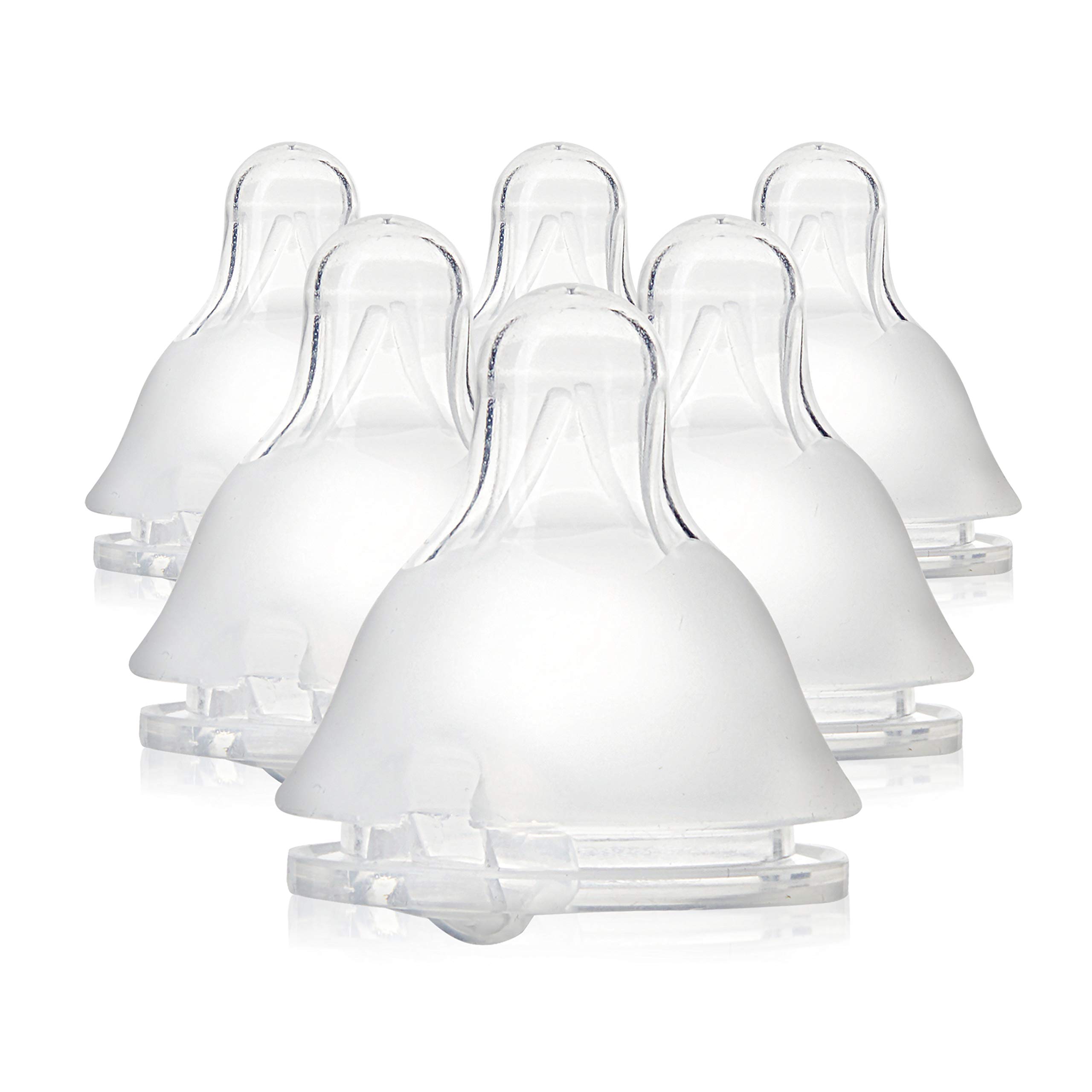 Evenflo Balance Plus Standard Neck Nipples for use with Evenflo Balance Plus Standard Neck Bottles, Fast Flow for 8 Months and up, 6-Pack