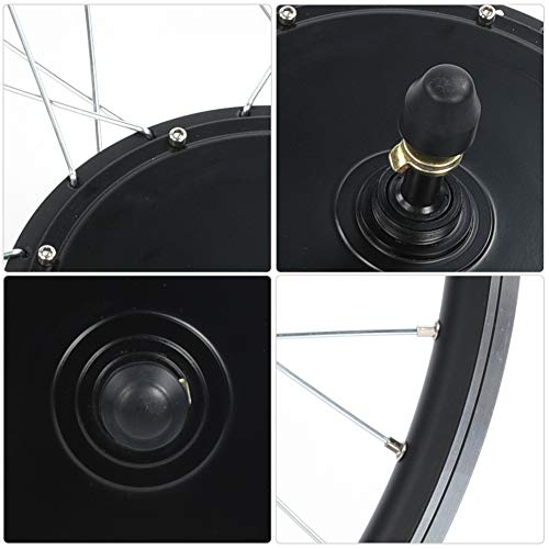 Ebike Conversion Kit, 48V 1500W 20" Electric Bicycle Cycle E Bike Motor Kit Bike Accessories Set Powerful Motor E-Bike Conversion w/LCD Display for Mountain Bike(Cassette flywheel)