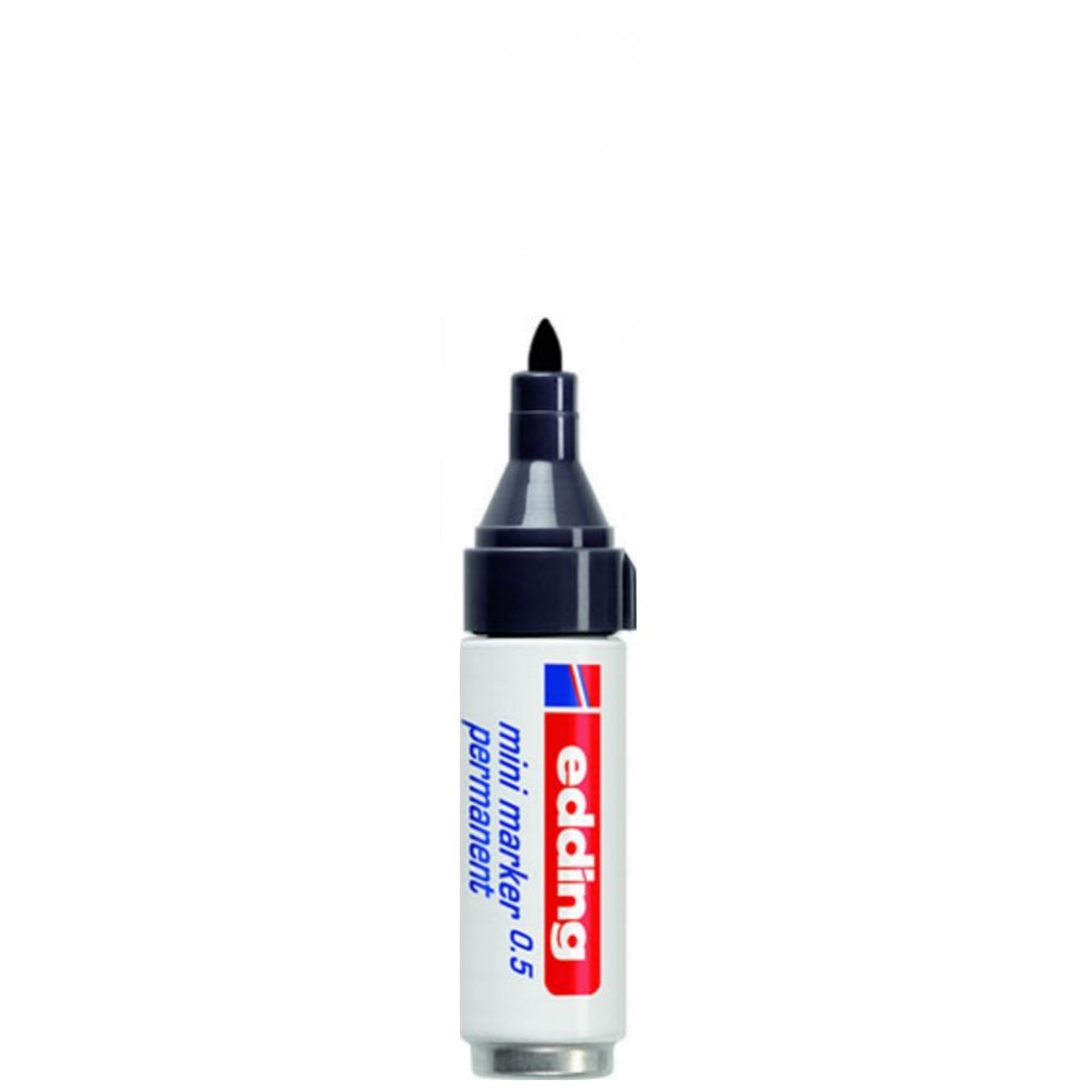 edding 0.5 Mini Permanent Marker, Black
