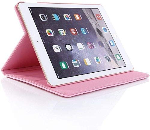 Topwin iPad Mini 6 Case (8.3-Inch,2021 Model), Crown Bling Diamond Cute PU Leather Smart Auto Sleep/Wake with Kickstand Shockproof for Apple iPad Mini 6th Gen 8.3 Inch (Pink)