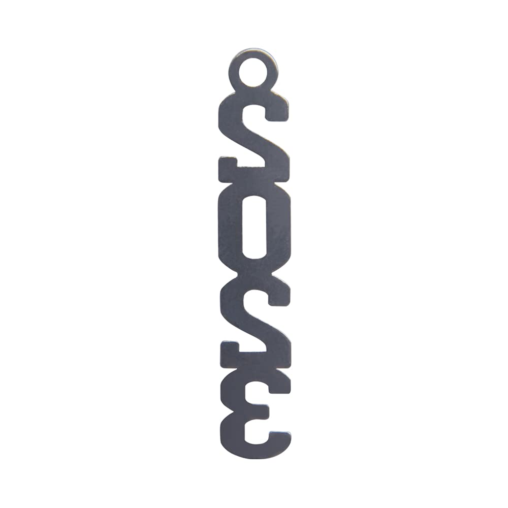 Endea Graduation Tassel Date Charm Silver Stacked Year (Silver, 2023)