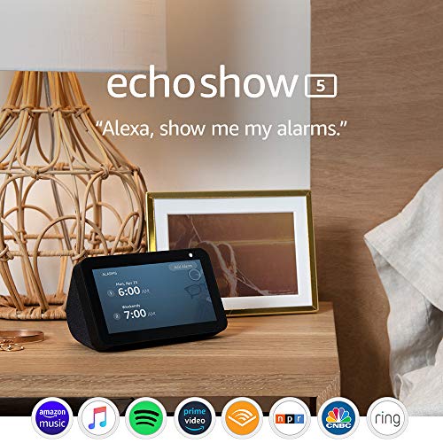 Echo Show 5 | Sandstone with Sengled Bluetooth Smart Color Bulb | Alexa Smart Home Starter Kit