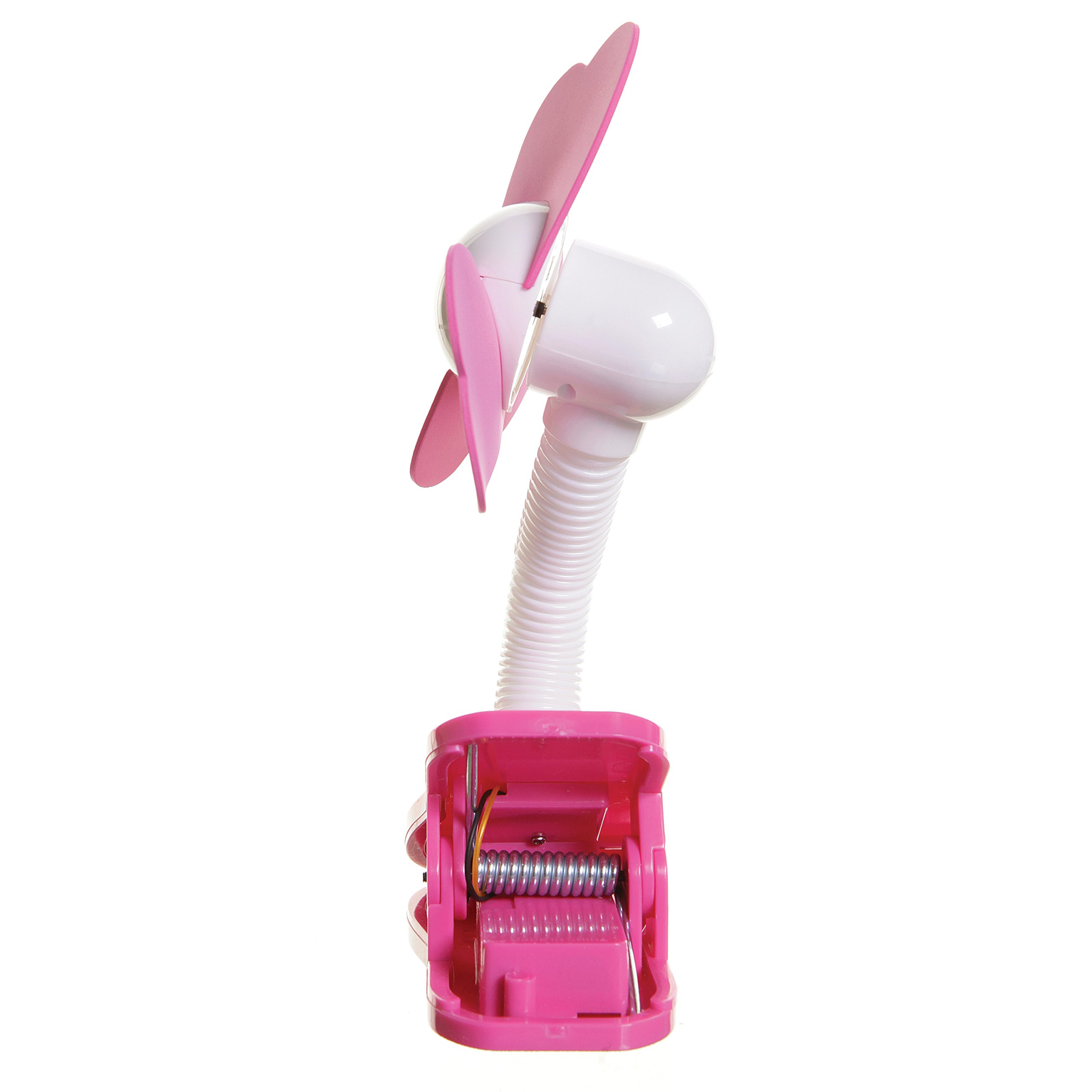 Dreambaby Stroller Fan - White/Pink