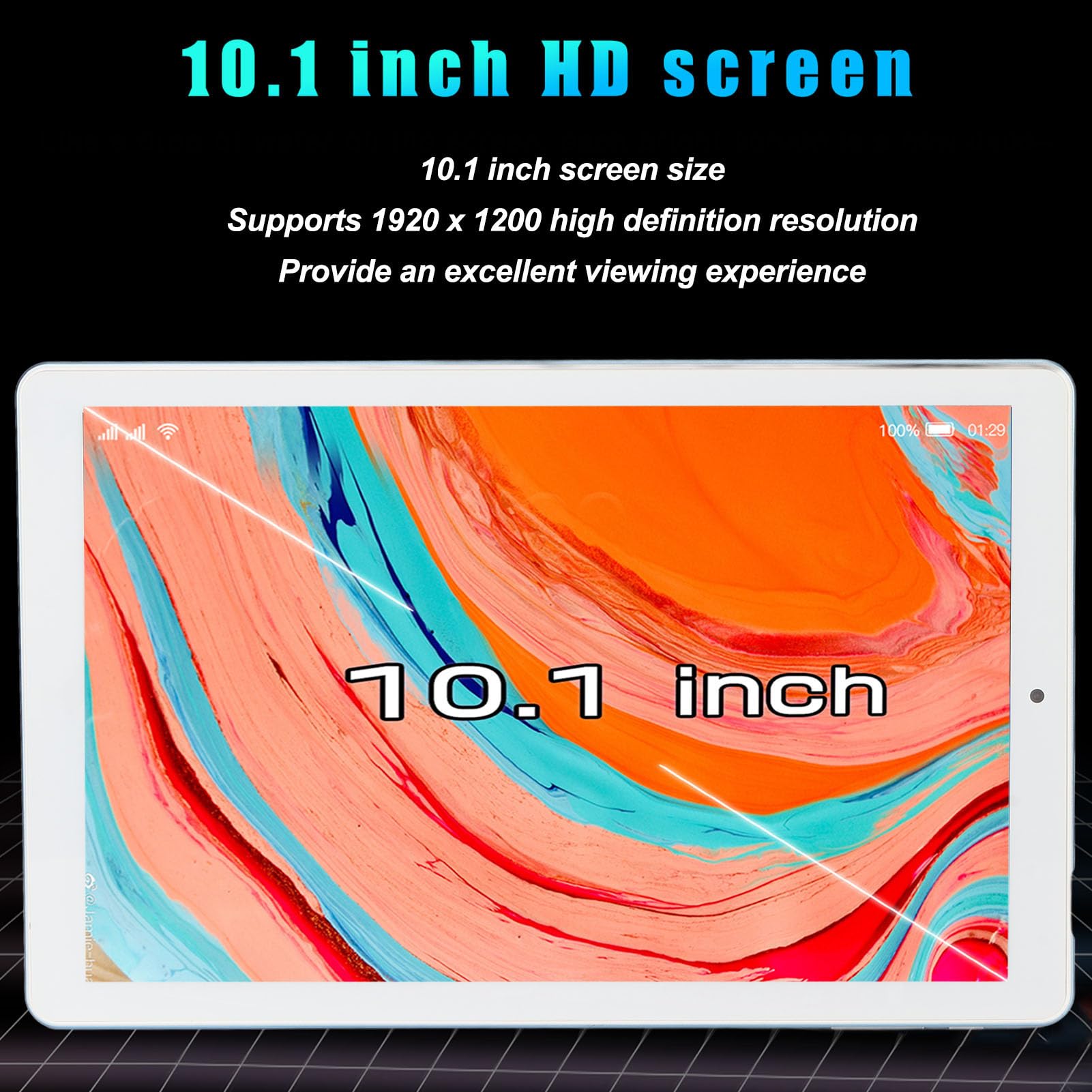 DAUZ Tablet PC, Tablet Keyboard Set US Plug 100-240V Running 1920 X 1200 RAM 4GB ROM 64GB for Gift (US Plug)