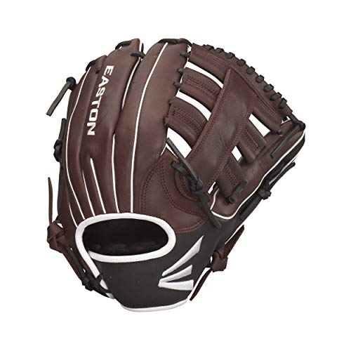 EASTON EL JEFE Slowpitch Softball Glove | 2020 | Left-Hand Throw | 12.5" | All Position Glove | Dual Bar Single Post Web | Diamond Pro Steer Leather | Oiled Cowhide Palm + Lining | EJ1250SP