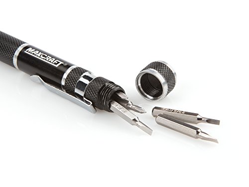 Maxcraft 60609 7-In-1 Precision Pocket Screwdriver (colors may vary)