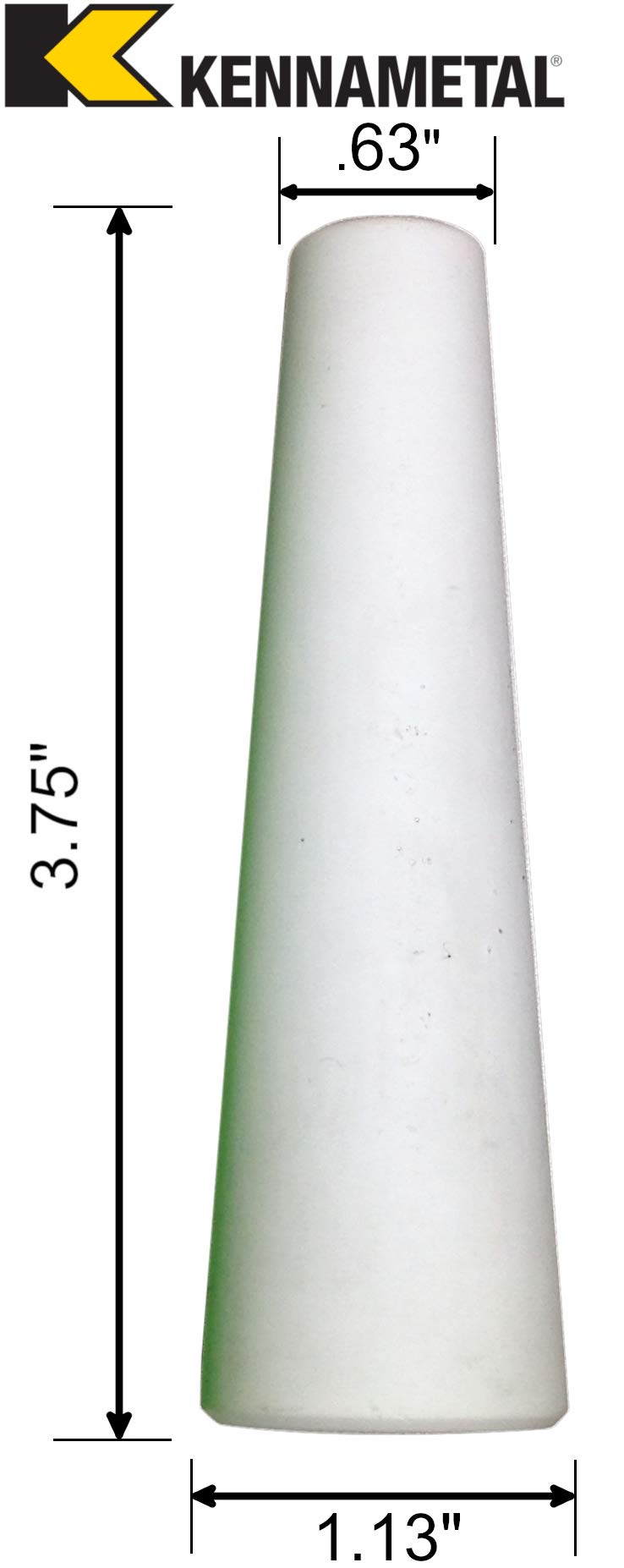 Large Ceramic Sandblaster Nozzle Assembly: C1 (1/8" ID) Nozzle Tip, Steel Ball Valve & Holder- Longer-Lasting Professional Abrasive Blasting Nozzle Tip Replacement
