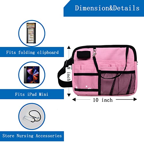 Nurse Fanny Pack, Multi Compartment Pouch, Utility Nurse Bags for Work Supplies, fit for Nurse,RN, Vet