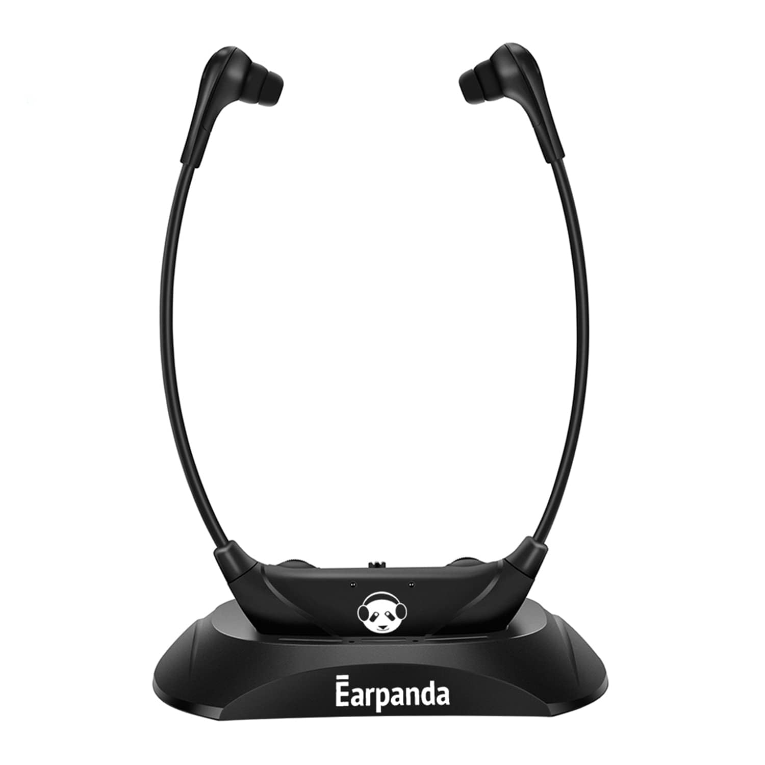 Earpanda Wireless TV Headphones for Hard of Hearing Seniors,TV Headset Work with Digital&Analog TVs,Bass-Treble& Internal MIC for Hearing Impaired