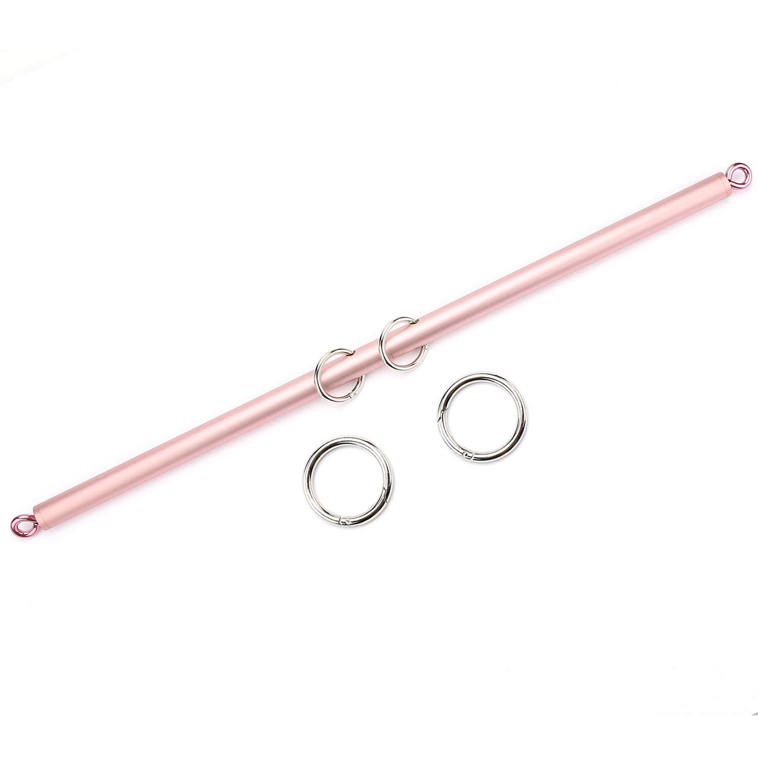 EXREIZST Expandable and Adjustable 2 Silver Spreader Bar Home Gyms Aid Training Tool Set (Silver)