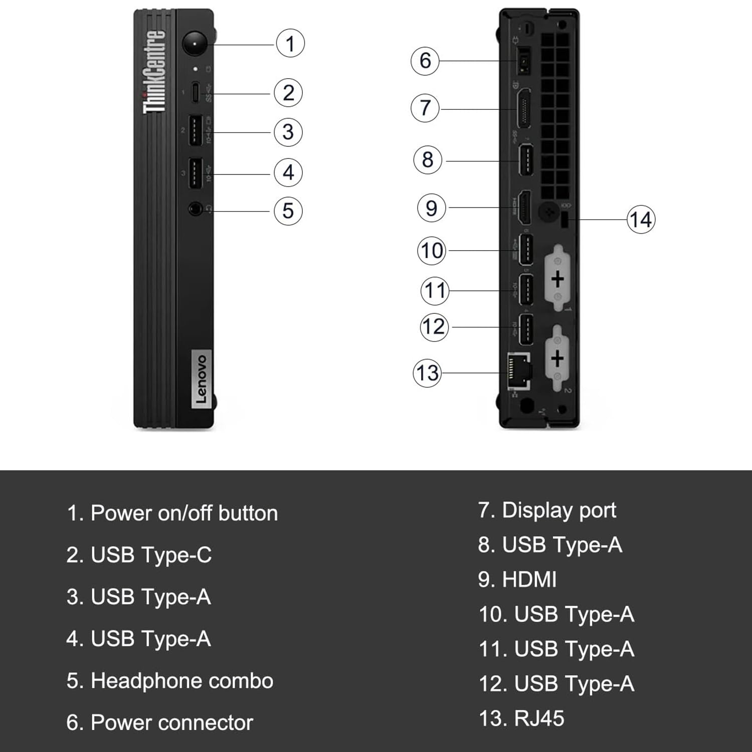 Lenovo 13th Generation Newest Tower Desktop, Intel Core i5-13400 Processor, 128GB RAM, 8TB PCIe SSD, SD Card Reader, HDMI, VGA, Wi-Fi 6, Windows 11 Home, Grey