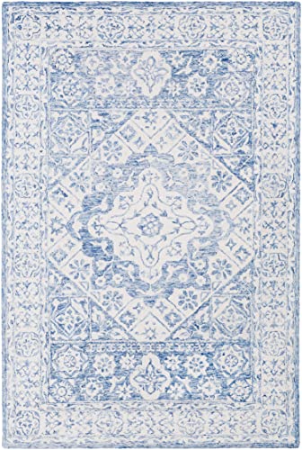 Mark&Day Area Rugs, 3x5 Yvelines Traditional Pale Blue Area Rug, Blue/White Carpet for Living Room, Bedroom or Kitchen (3'3" x 5'3")