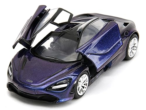 McLaren 720S Blue Metallic with Black Top Pink Slips Series 1/32 Diecast Model Car by Jada 34660