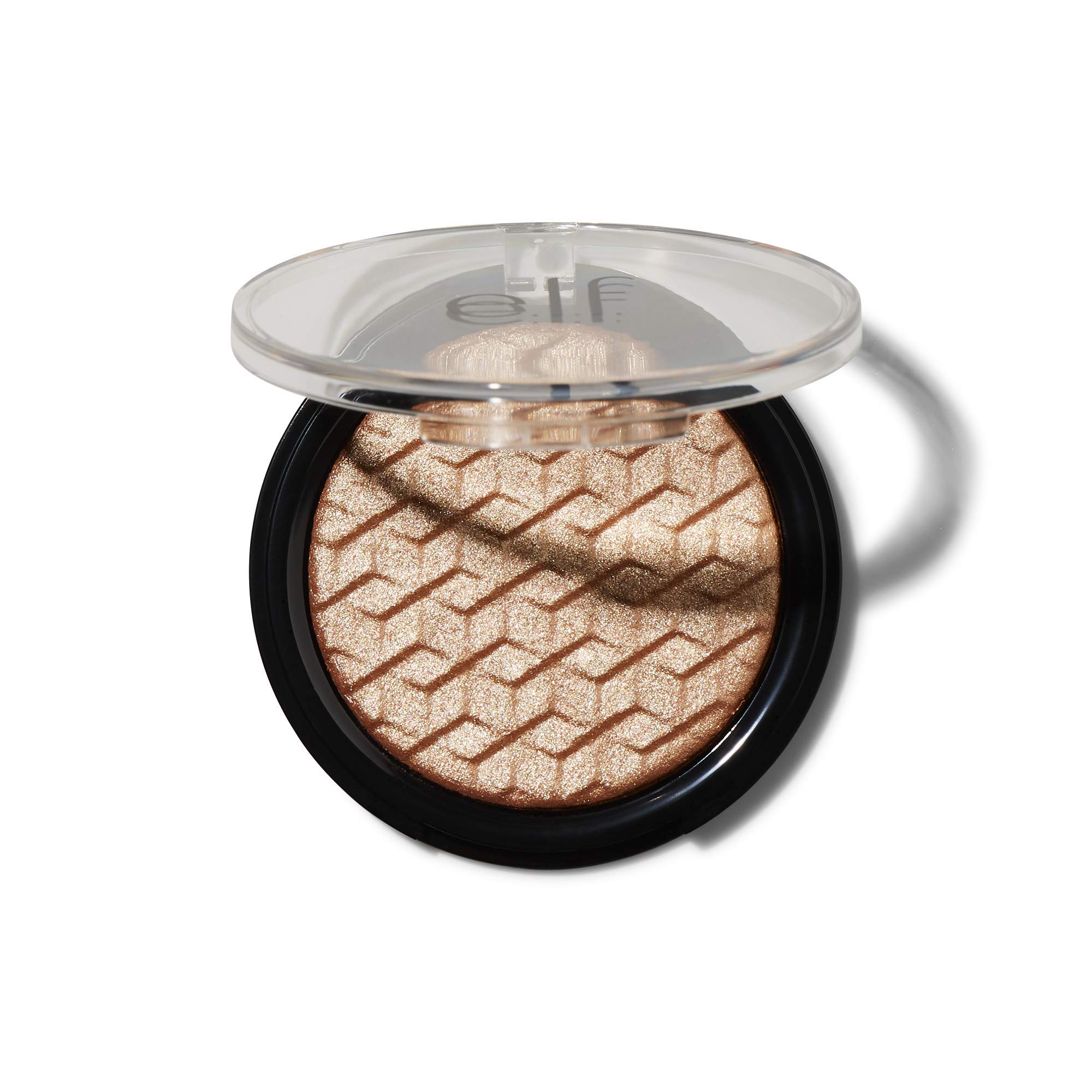 e.l.f. Metallic Flare Highlighter, Versatile, Jelly-like Formula, Multi-Dimensional, Buttery Soft, Creates a High-Luster, High Shimmer Glow, Applies Wet or Creamy, 24K Gold, 0.18 Ounce