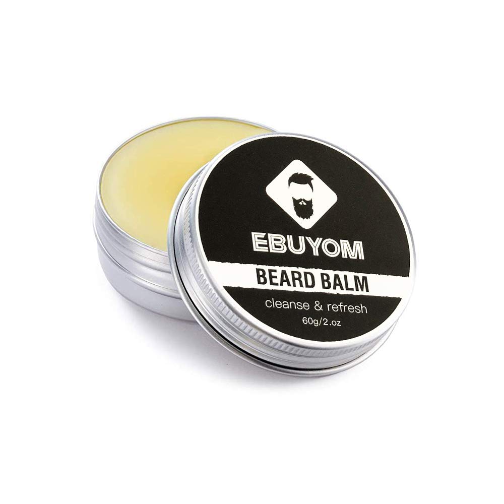 EBUYOM Beard Kit Beard Care For Men,Beard Oil,Beard Balm,Beard Shampoo,Beard Wooden Comb,Beard Brush,Mustache Scissors,Storage Bag,Beard Growth Grooming & Trimming Gift Set Beard Growth Kit