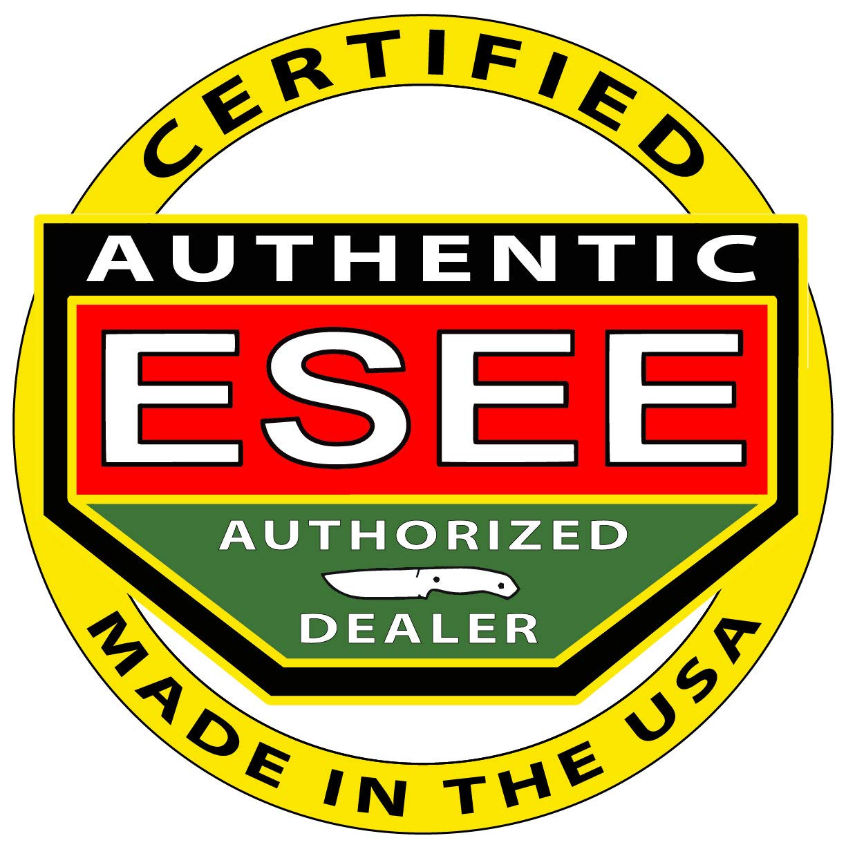 ESEE Knives Candiru Fixed Blade Knife with Handles (OD Blade/Black Handle)