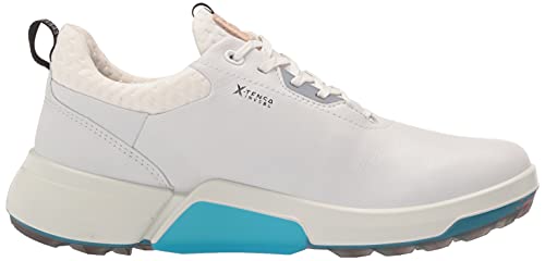 ECCO Women's Biom Hybrid 4 Gore-TEX Waterproof Golf Shoe, White, 9-9.5
