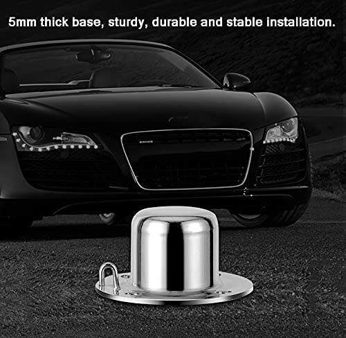 Metal Parking Barriers Traffic Security Bollard Removable Parking Space Lock Perfect Parking Post, Construction Lot, Road Marker or Street Stanchion(Size:650x89mm) (650x89mm)