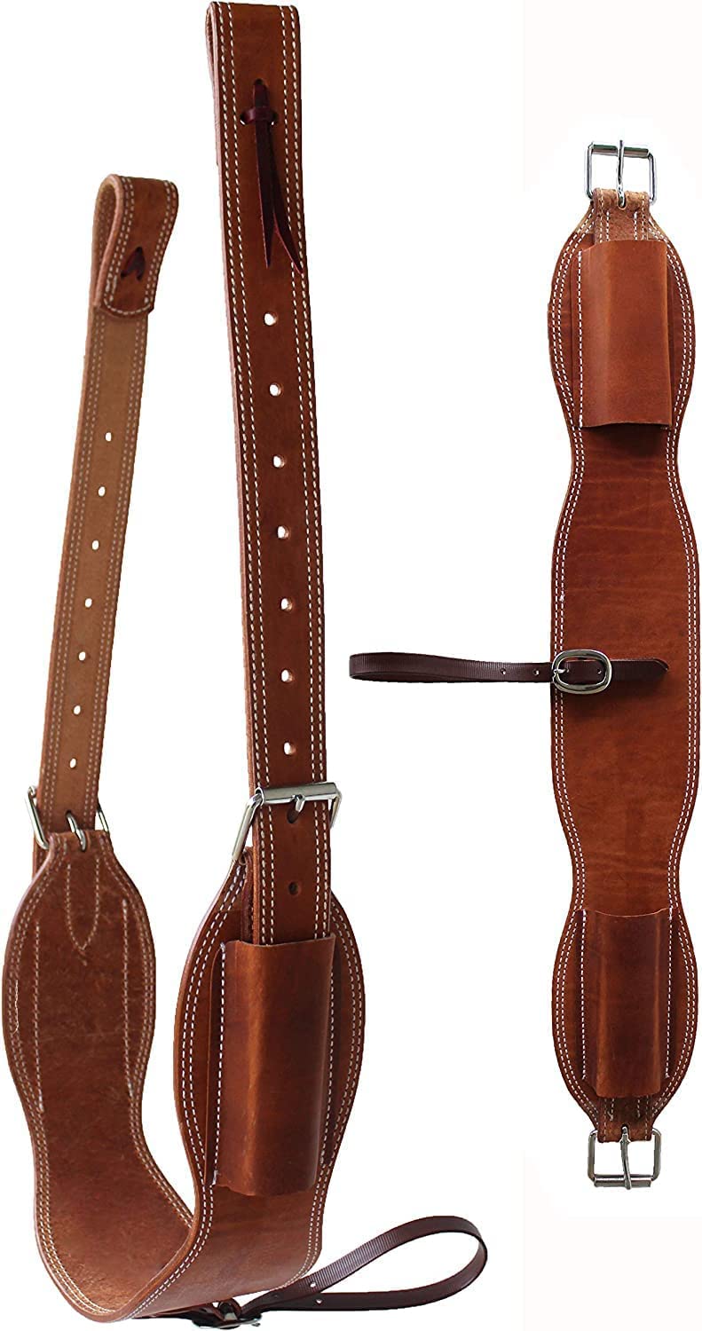 DEMAND CLUB Horse Western Roper Back Cinch Billets Saddle Billets TACK Horse Cinches (Leather)