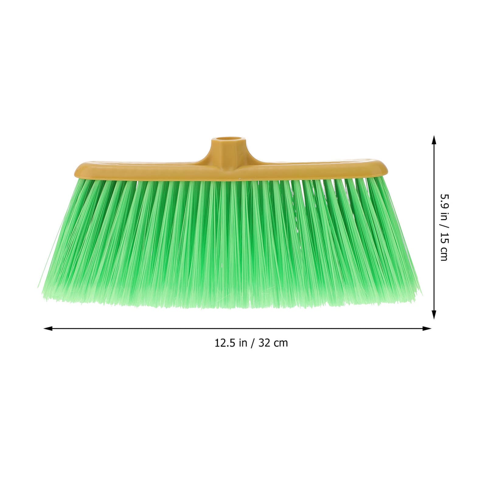 iplusmile Broom Head Replacement Broom Cleaning Head for Outdoor Indoor Courtyard Garage Kitchen Office Floor Broom Refill Head