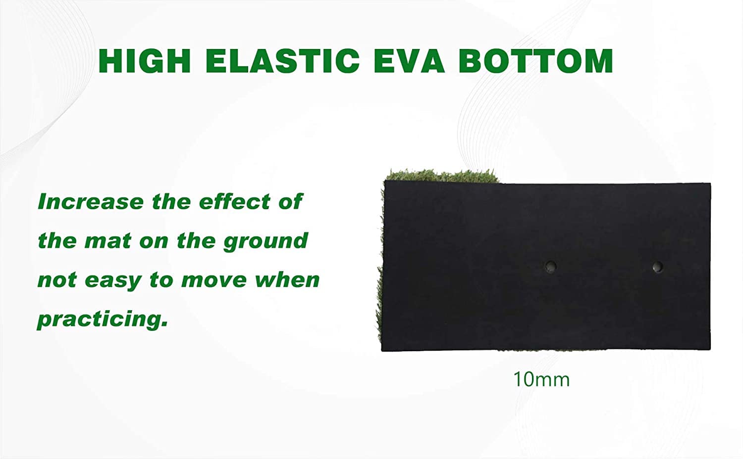 Golf Three-in-one Hitting mat Swing mat Cutting Club mat,Personal Indoor Practice mat Office Home Portable Golf mat