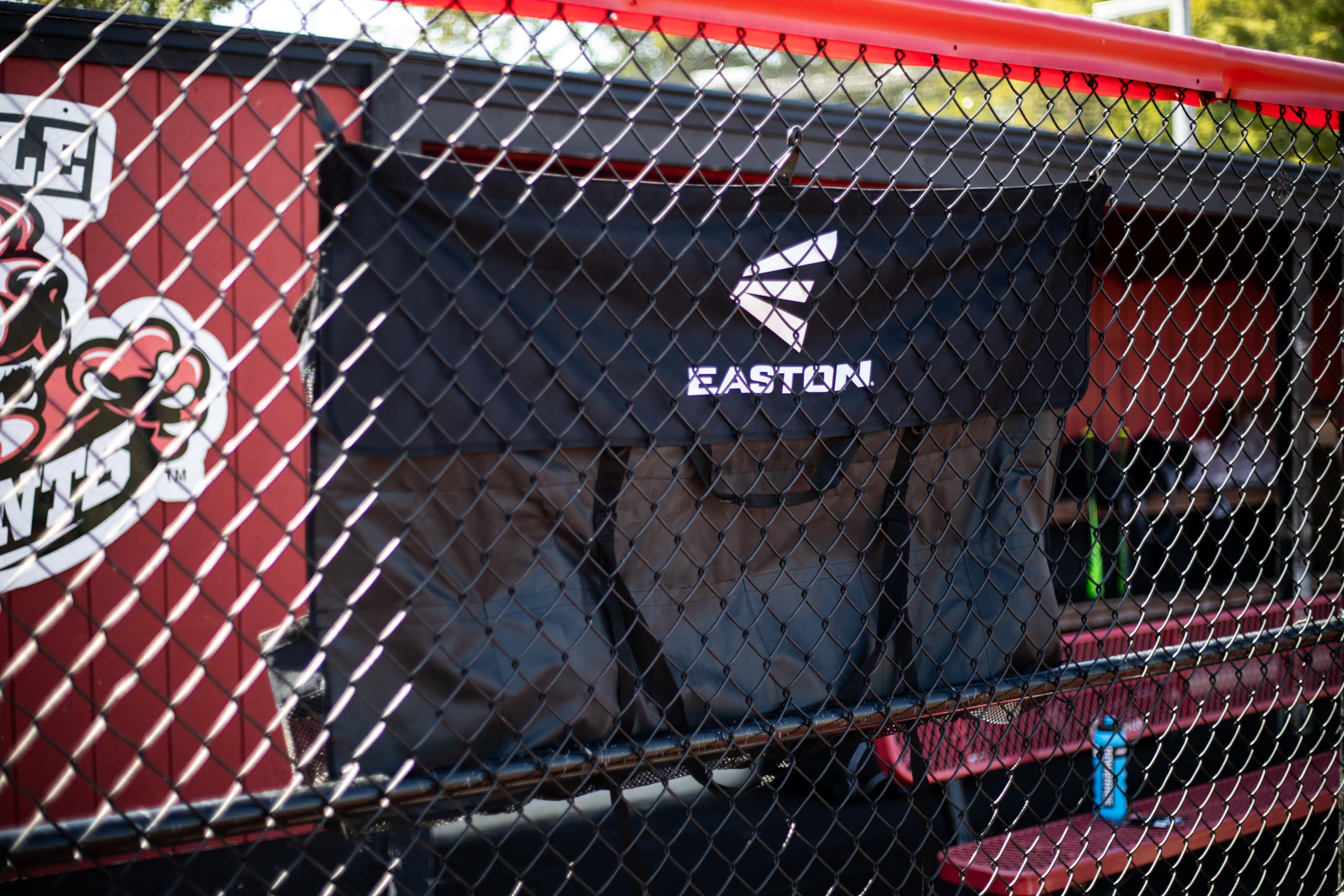 Easton | TEAM HANGING HELMET BAG | Holds 12 Baseball / Softball Helmets | Includes 3 Fence Hooks + Travel Straps