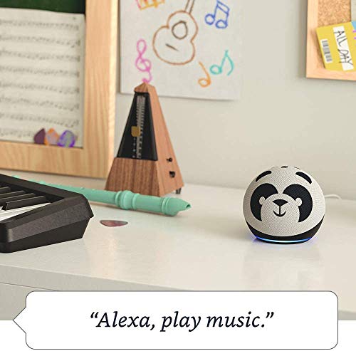 Echo Dot (4th Gen) Kids + Echo Glow | Panda