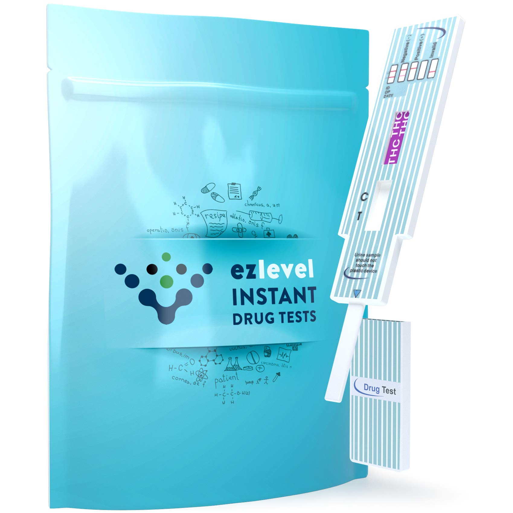 EZ LEVEL Marijuana THC Drug Test Kit (25 Count)